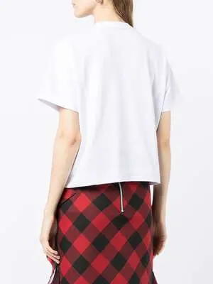 Sacai Piercing Crew-neck Cotton T-shirt