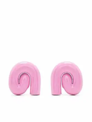UNCOMMON MATTERS Nimbus Chunky Swirl Stud Earrings - Pink