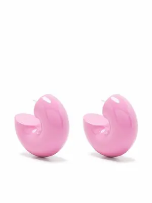 UNCOMMON MATTERS Beam Hoop Earrings - Pink