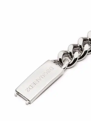 Dsquared2 Logo-plaque Chain Necklace
