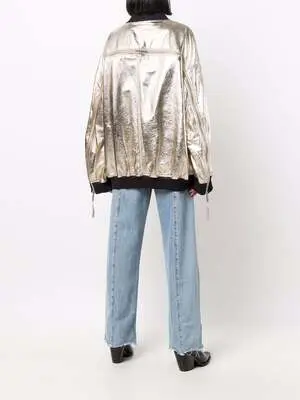 Dsquared2 Oversized Metallic Bomber Jacket