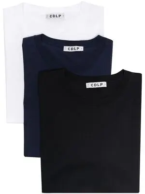 CDLP Three-pack Crew-neck T-shirt - Black