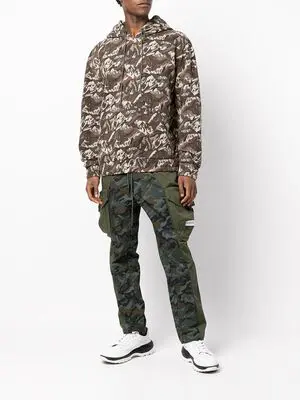 MOSTLY HEARD RARELY SEEN Camouflage Jacquard Stretch-cotton Hoodie