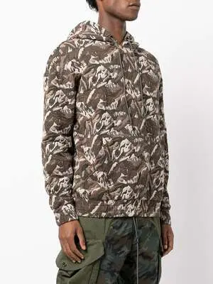 MOSTLY HEARD RARELY SEEN Camouflage Jacquard Stretch-cotton Hoodie