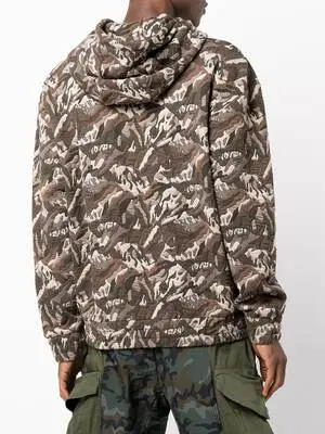 MOSTLY HEARD RARELY SEEN Camouflage Jacquard Stretch-cotton Hoodie