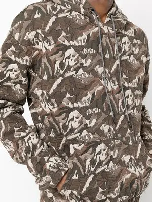 MOSTLY HEARD RARELY SEEN Camouflage Jacquard Stretch-cotton Hoodie