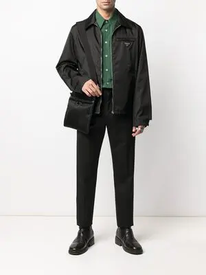 Prada Re-nylon Blouson Jacket - Black