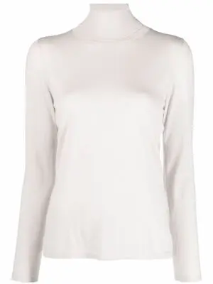 LISKA Fine-knit Roll-neck Jumper