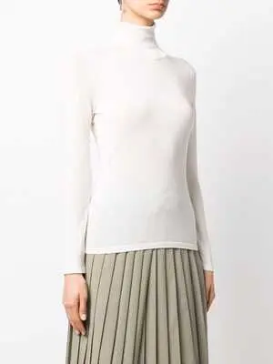LISKA Fine-knit Roll-neck Jumper