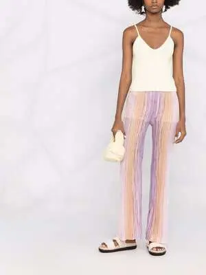 Missoni Sequin-embellished Striped Trousers