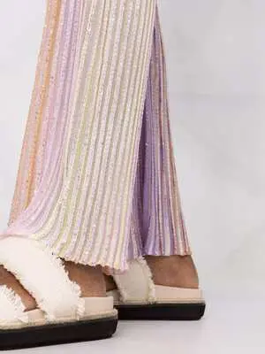 Missoni Sequin-embellished Striped Trousers