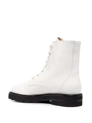 STUART WEITZMAN Lace-up Leather Boots