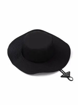 Prada Re-nylon Wide Brim Hat