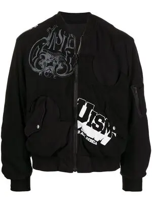 UNDERCOVERISM Reversible Logo-print Bomber Jacket