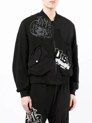 UNDERCOVERISM Reversible Logo-print Bomber Jacket