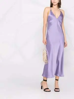 BLANCA VITA V-neck Strappy Dress