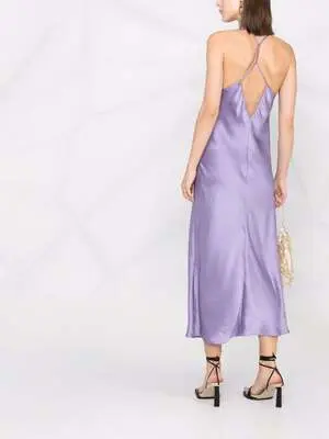 BLANCA VITA V-neck Strappy Dress