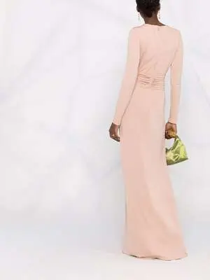 Alberta Ferretti Cut-out Floor-length Gown