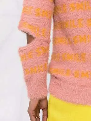 Stella McCartney Fluffy Words Long-sleeved Jumper