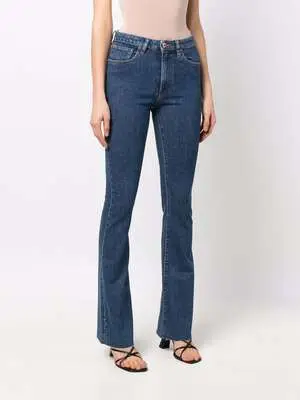 3x1 Farrah Mid-rise Flared Jeans