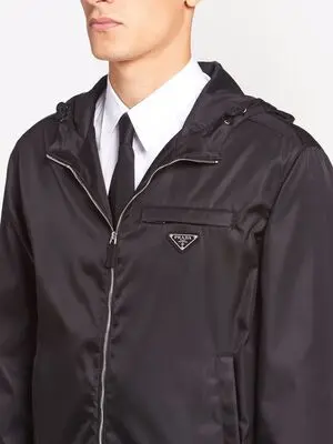 Prada Re-nylon Hooded Blouson Jacket