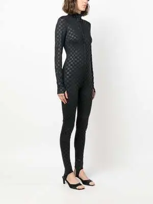 MISBHV Monogram Zip-up Ski Jumpsuit