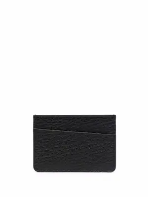 MAISON MARGIELA Four-stitch Leather Card Holder - Black
