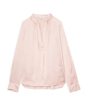 Zadig&Voltaire Tink Satin Blouse - Blush