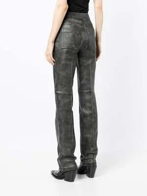 Alexander Wang Washed Leather Trousers
