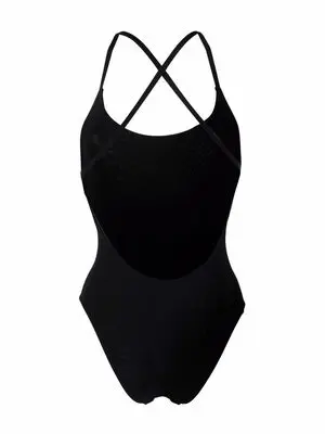 LIDO Criss-cross Back Swimsuit - Black