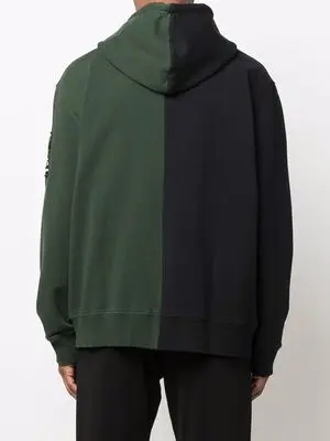 Raf Simons Color-block Zip-up Hoodie