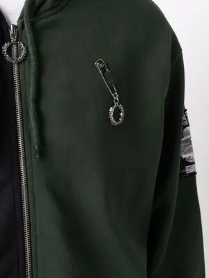 Raf Simons Color-block Zip-up Hoodie