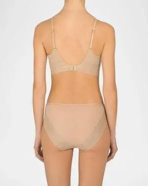 Natori Bliss Perfection Contour Soft-cup Bra - Cafe