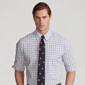 Ralph Lauren Classic Fit Gingham Stretch Poplin Shirt Blue/pink