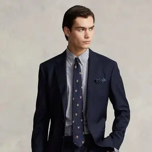 Ralph Lauren Classic Fit Gingham Stretch Poplin Shirt Loft Grey/white