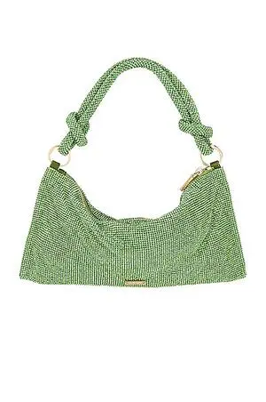 Cult Gaia Cult Gaia Hera Nano Shoulder Bag In Metallic Gold Palm