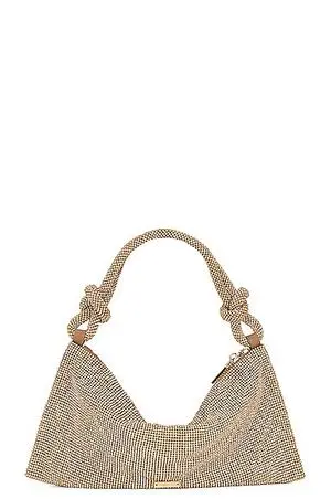 Cult Gaia Cult Gaia Hera Nano Shoulder Bag In Metallic Gold Sand Dollar