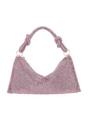 Cult Gaia Cult Gaia Hera Nano Shoulder Bag In Metallic Gold Shell Pink