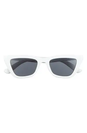 Bp. BP. 50mm Cat Eye Sunglasses White