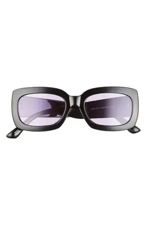 Bp. BP. Rectangle Sunglasses Black- Purple