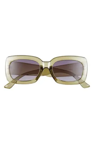 Bp. Rectangle Sunglasses - Clear Green