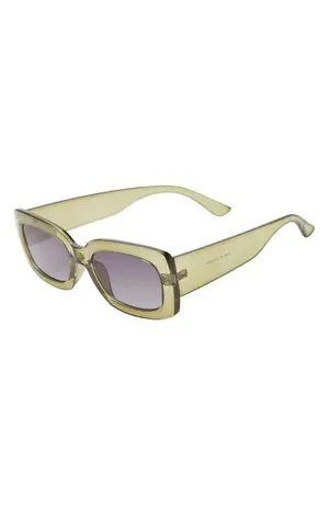 Bp. Rectangle Sunglasses - Clear Green