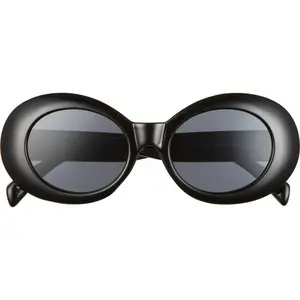 oval frame women's sunglasses
