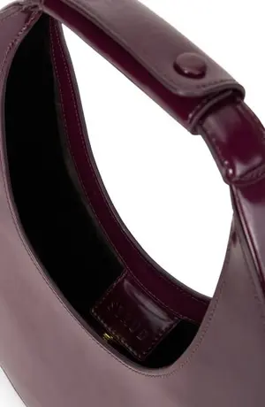 Staud Leather Moon Bag - Syrah