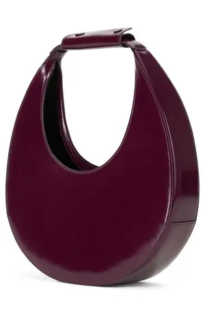 Staud Leather Moon Bag - Syrah