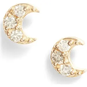 SET & STONES Claro Diamond Stud Earrings - Gold