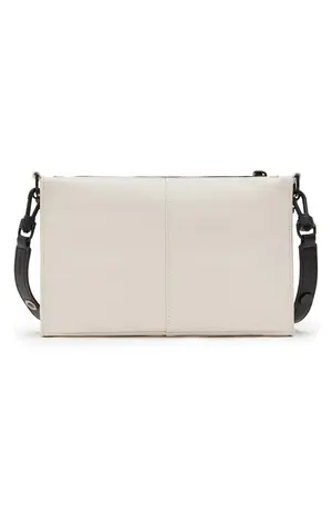 ALLSAINTS Eve Leather Crossbody Bag - Salt Lake White