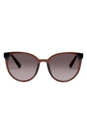 Le Specs Le Specs Armada 54mm Cat Eye Sunglasses Cocoa