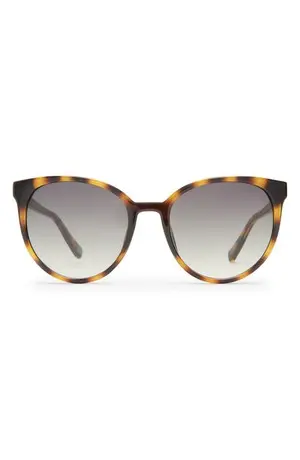 Le Specs Le Specs Armada 54mm Cat Eye Sunglasses Tortoise/ Khaki Gradient