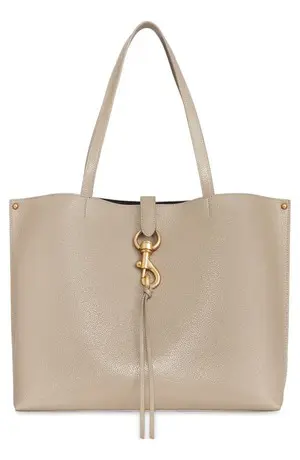 Rebecca Minkoff Megan Leather Tote - Stone